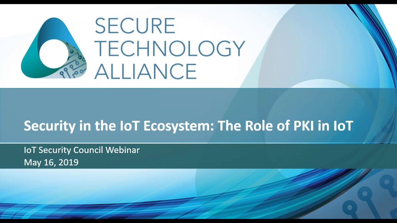 Security in the IoT Ecosystem: The Role of PKI in IoT - YouTube