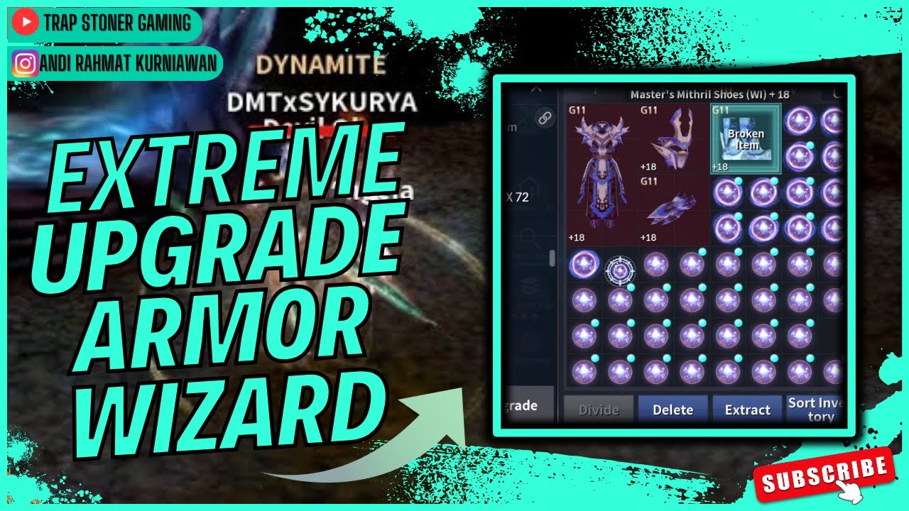 CABAL MOBILE - EXTREME UPGRADE ARMOR WIZARD #PART1 #cabalmobile #cabalm ...