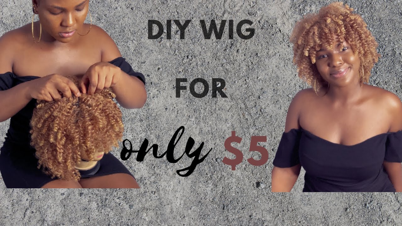 DIY BLONDE CURLY WIG + LIFE UPDATE | why I’m not in NYSC camp right now ...