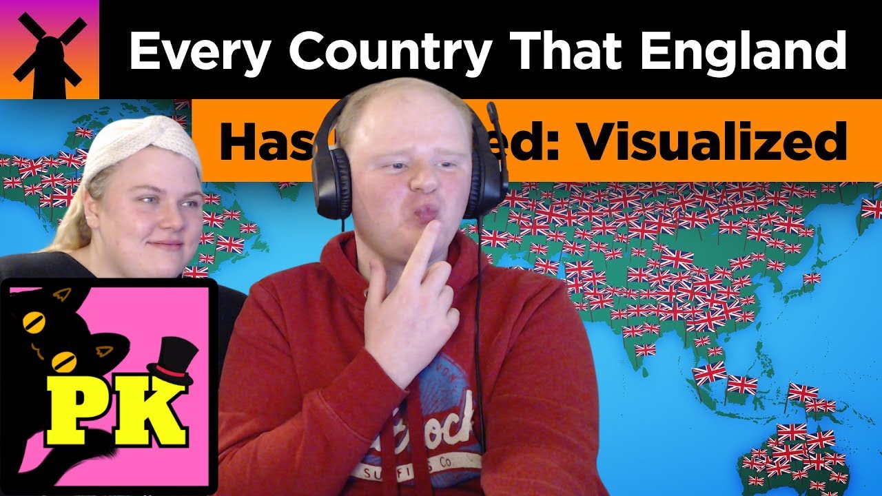 American Wife Reacts to Every Country England Has Invaded Visualized ...