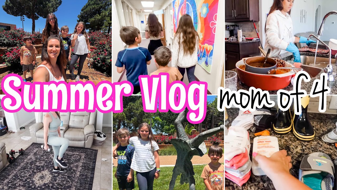 SUMMER BREAK IS HERE! summer vlog 2023 :: library trip, shopping, haul ...