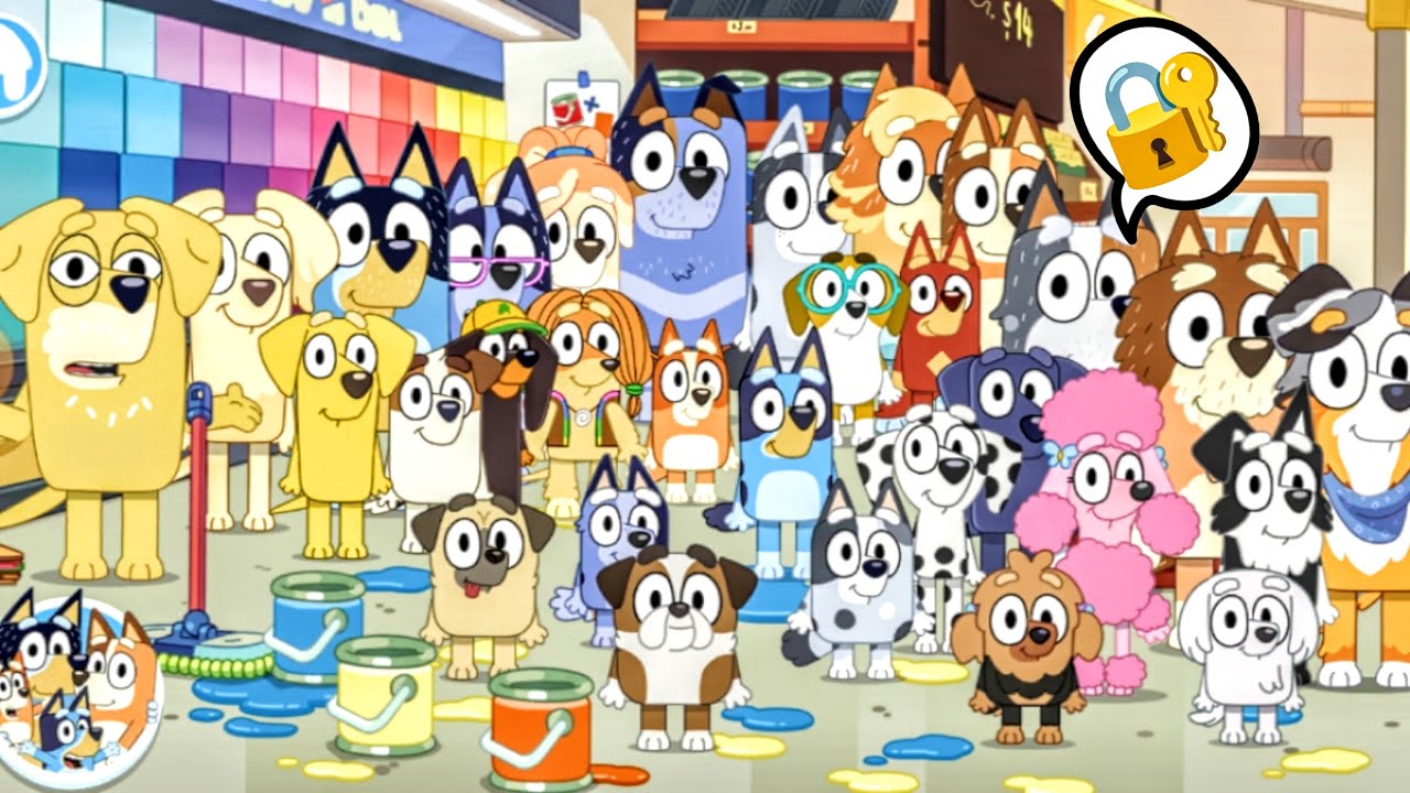 Bluey Let's Play Videogame Lets Talk Secret Key Free Unlock All New ...