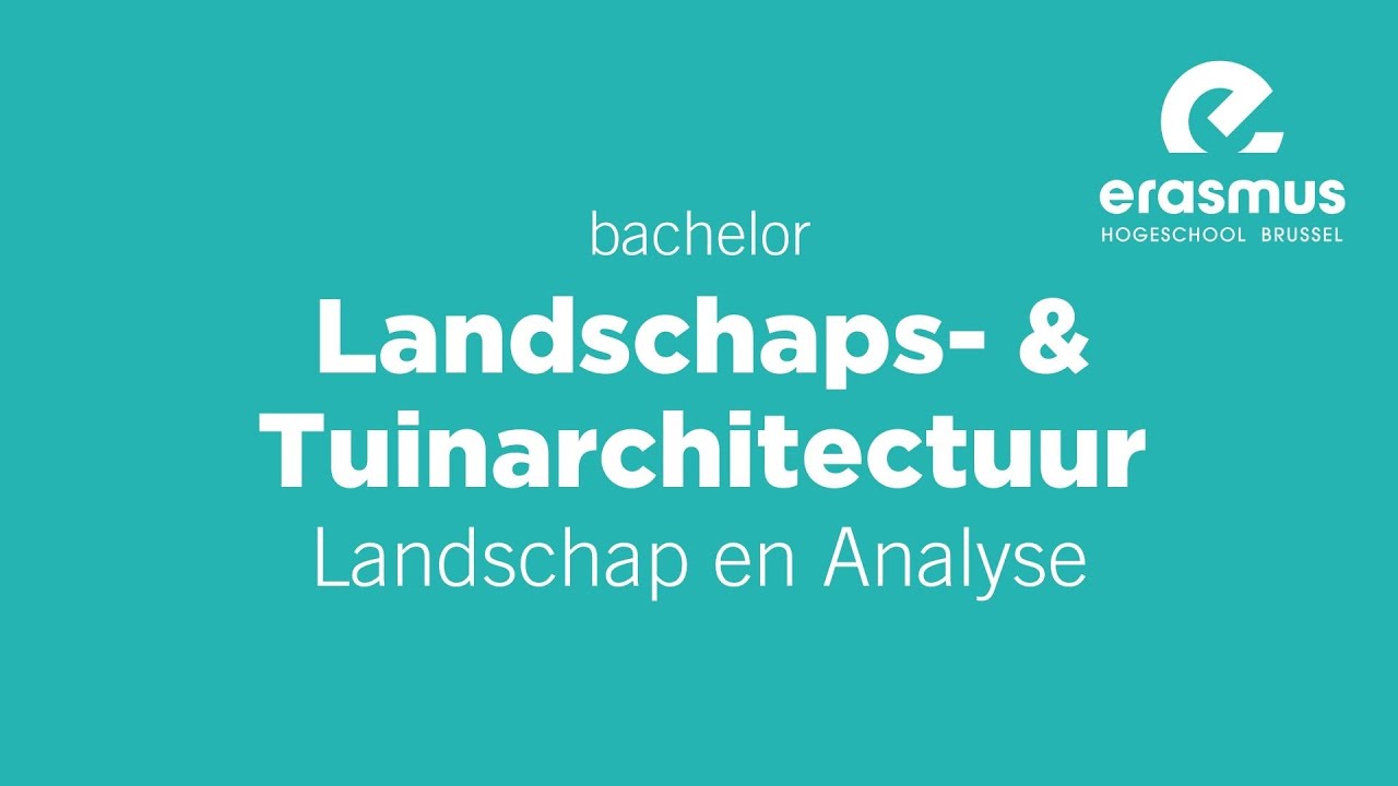 Landschap en analyse Landschaps- & Tuinarchitectuur - YouTube