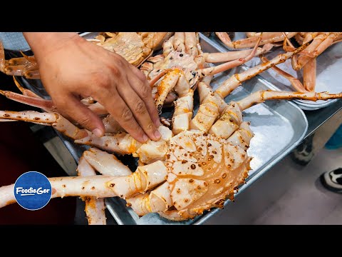 Amazing Seafood Sashimi in the Legendary Noryangjin Fish Market in Seoul - Korean Street food