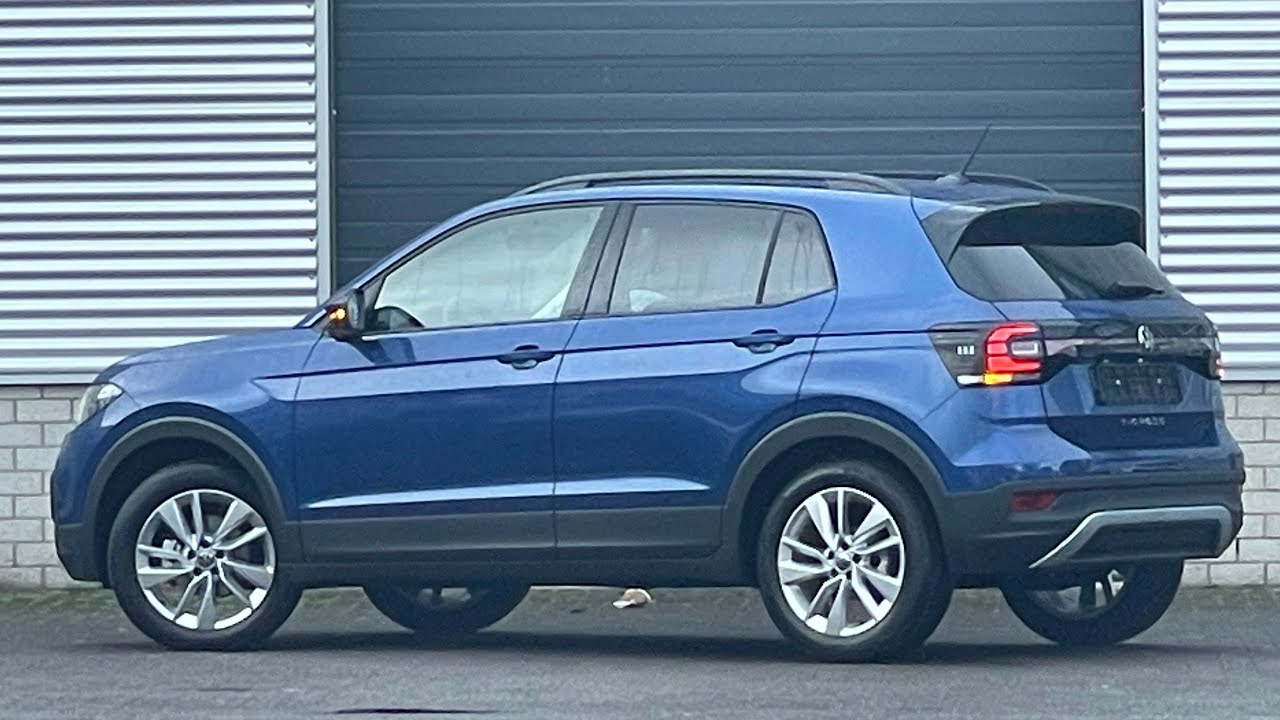 Volkswagen NEW T-cross Style 2022 in 4K Reef Blue 17 inch Bangalore ...