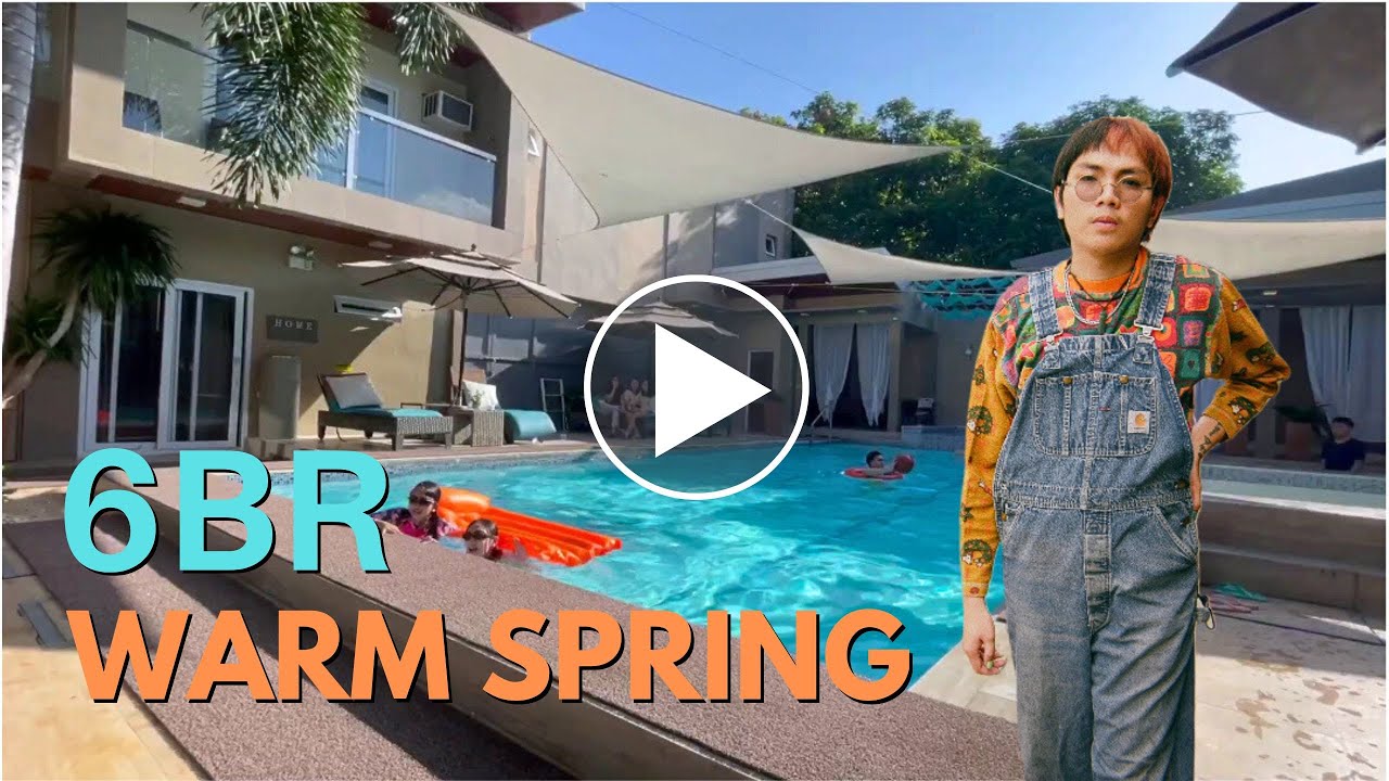 Luxury Hot Spring Private Pool • Hannah's Place Resort • Calamba City Laguna - YouTube