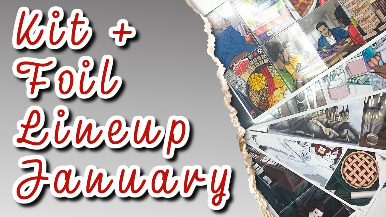 January 23 Sticker Kit & Foil Lineup feat Scribble Prints Co Alicia ...
