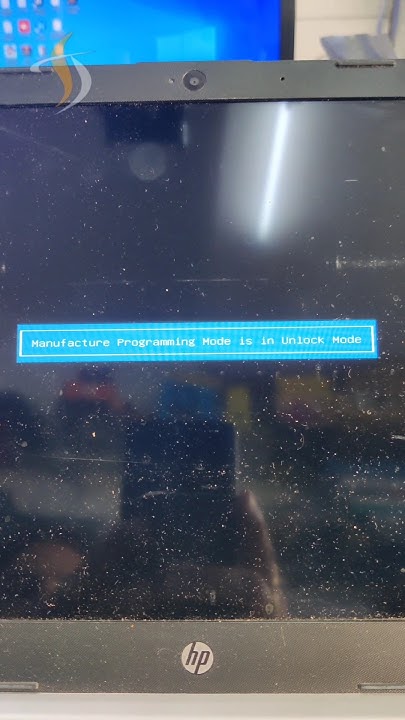 hp laptop HDD not detected & Manufacture programming mode is in unlock ...