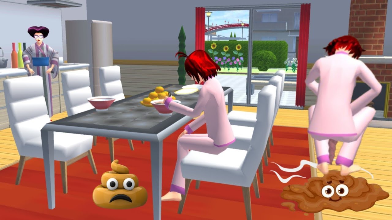 Sakura Kebelet Eek 💩 Eek Sembarangan Besar Sekali 😆😅 Sakura School Simulator - YouTube