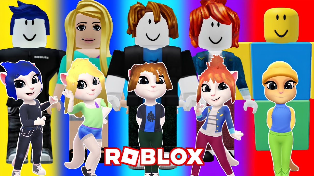 🌈ROBLOX CHARACTERS ️ ANGELA 2 | Cosplay Makeover - YouTube