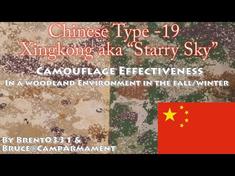 Chinese Type 19 Xingkong aka “Starry Sky” Camouflage Effectiveness ...