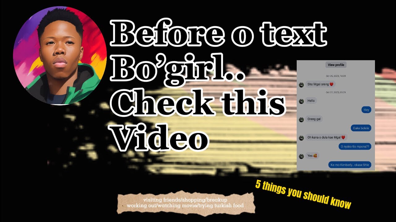 5 things essential before you text a girl - YouTube