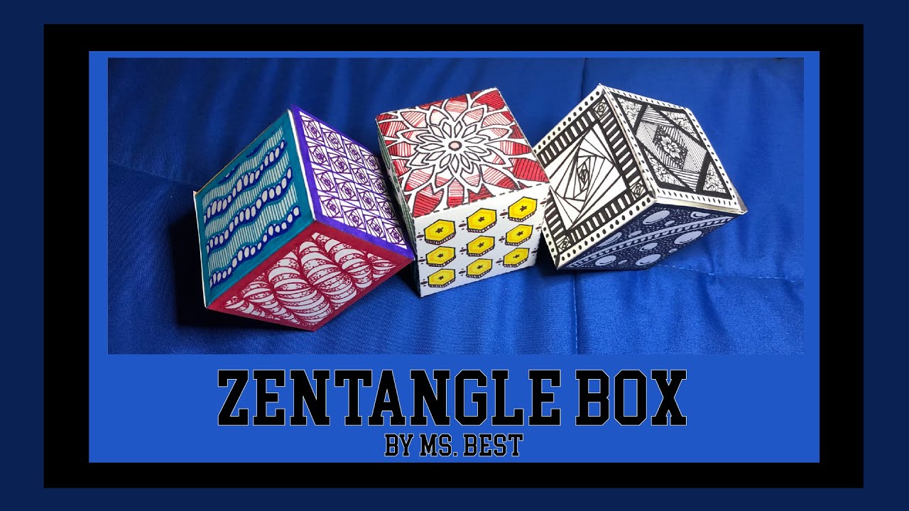 Zentangle Box Project - YouTube