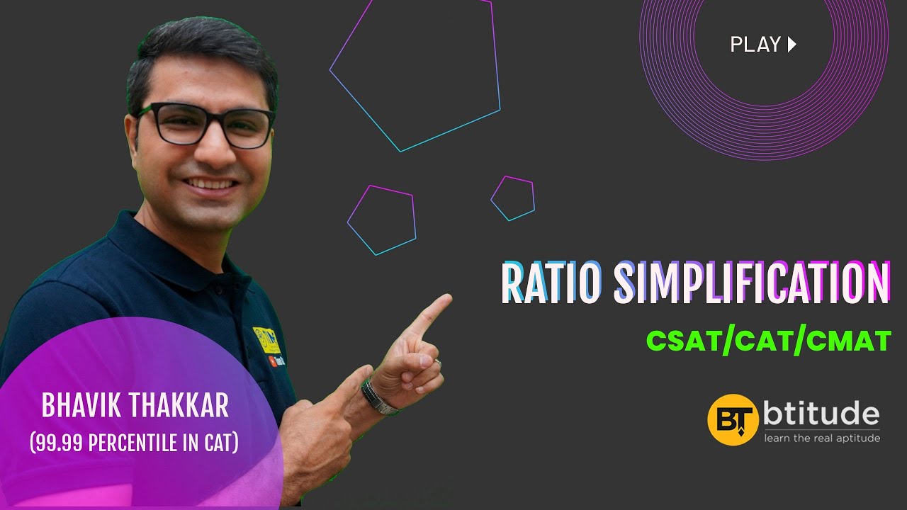 Ratio - 3 | ratio simplification | ratio trick | ratio basics | replica ...