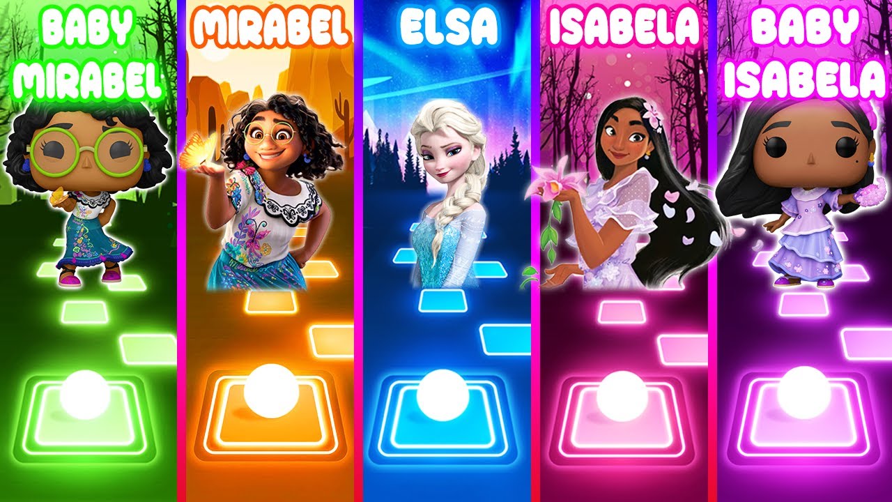 Baby Mirabel VS Encanto Mirabel VS Frozen Elsa VS Encanto Isabela VS ...