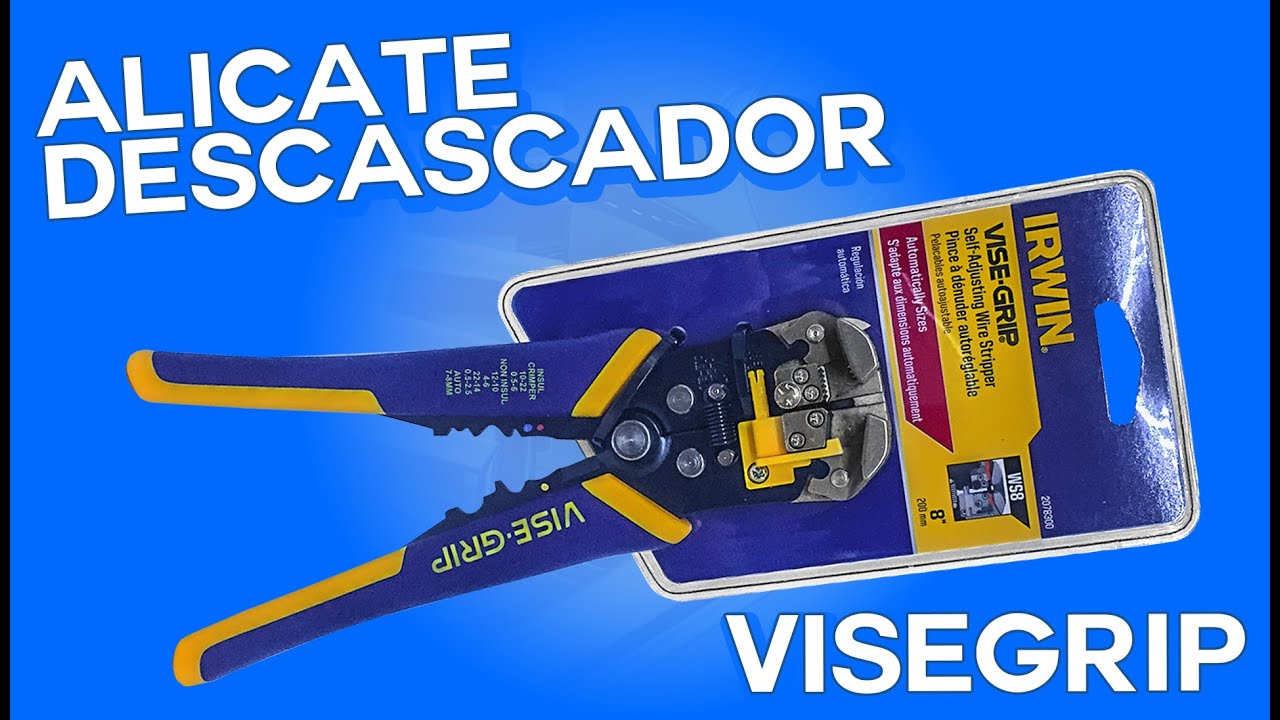 Alicate De Eletricista Descascador 8" Fios Auto Ajustável Irwin Modelo ...
