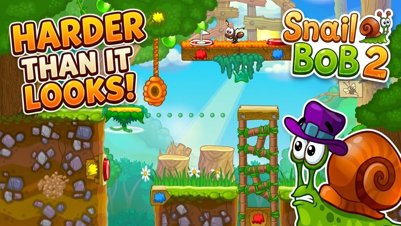 Let's Play - Snail Bob 2, Level 1-19, Forest Story - YouTube