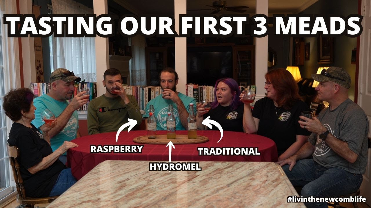 TASTING OUR FIRST THREE MEADS #140 - YouTube