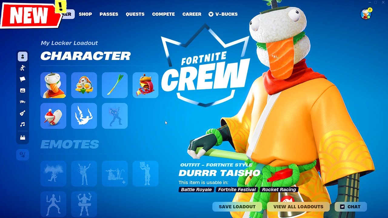 Fortnite January 2025 Crew Pack Early Showcase - YouTube