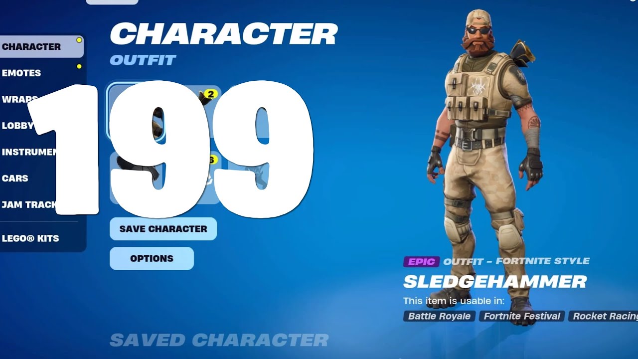 Getting a win with every skin i own 199 (sledgehammer) - YouTube