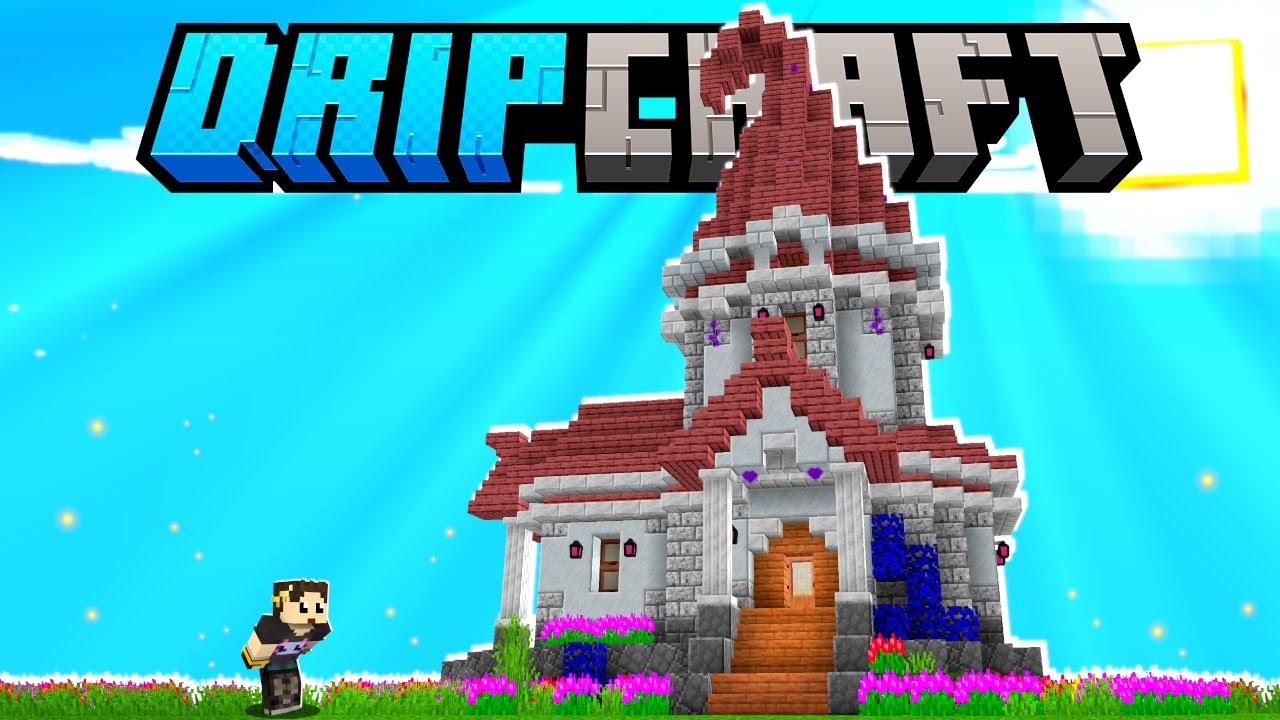 DRIPCRAFT | A MINHA PRIMEIRA CASA FICOU INCRÍVEL!!! | EP.03 - YouTube