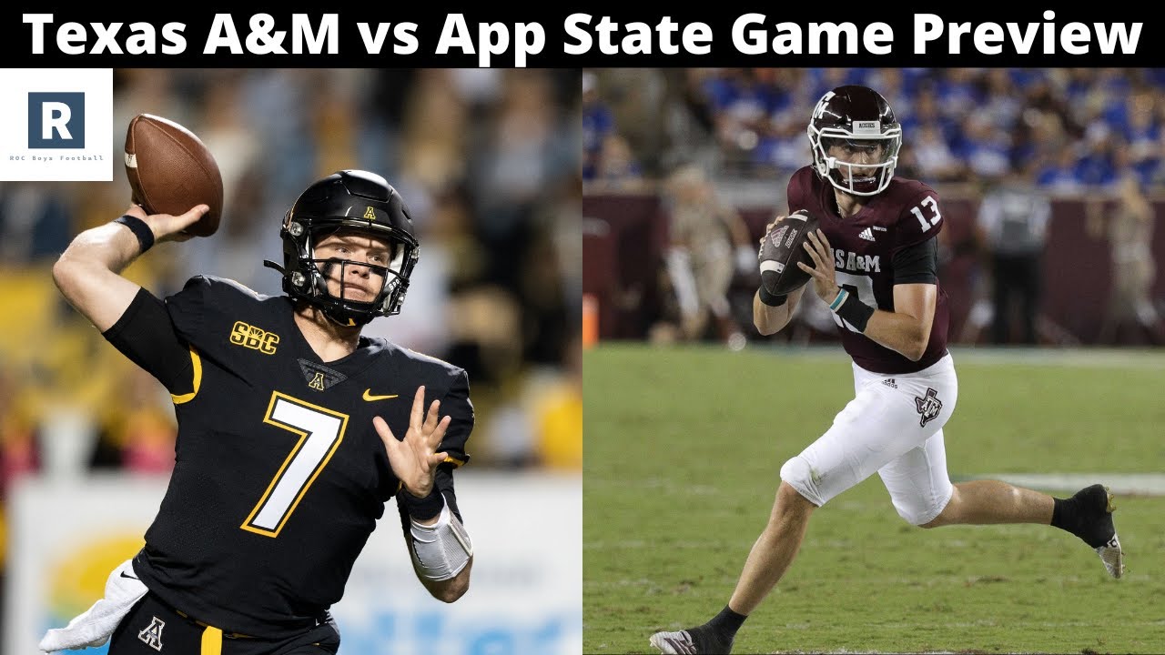 Texas A&M vs App State Game Preview College Football - YouTube