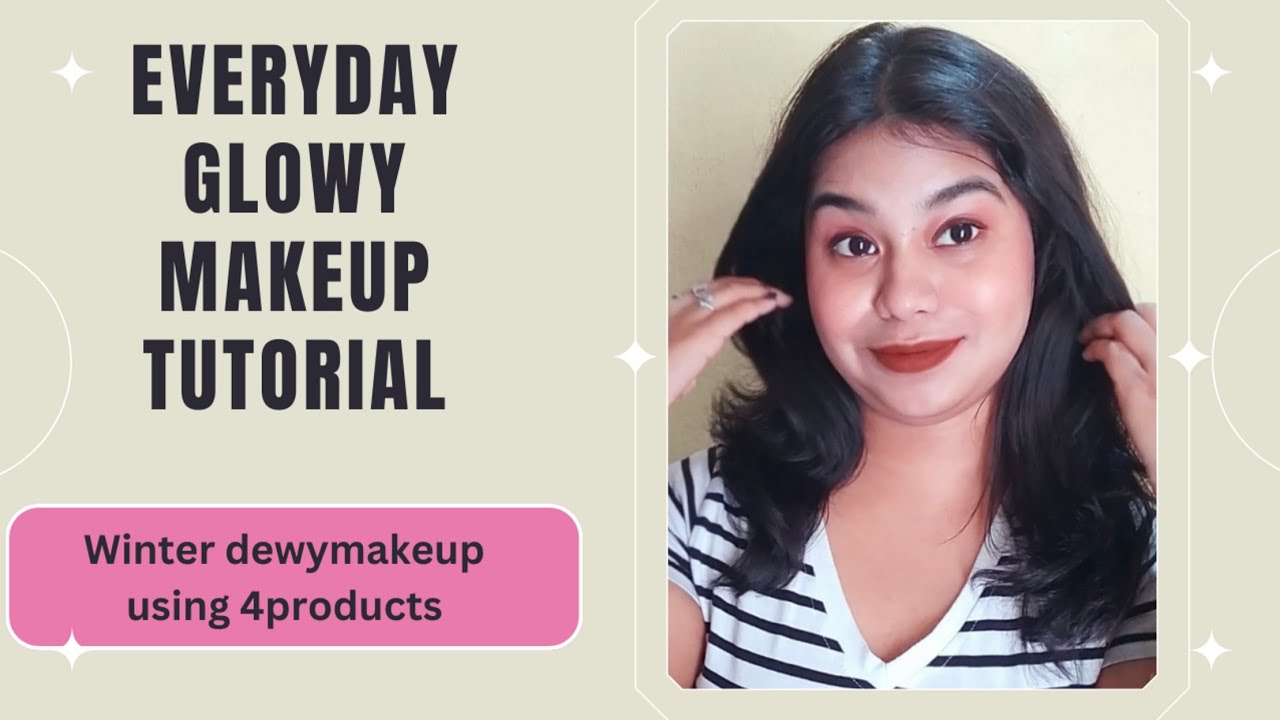 winter glowy no makeup makeup-look for beginners /easy Makeup tutorial ...