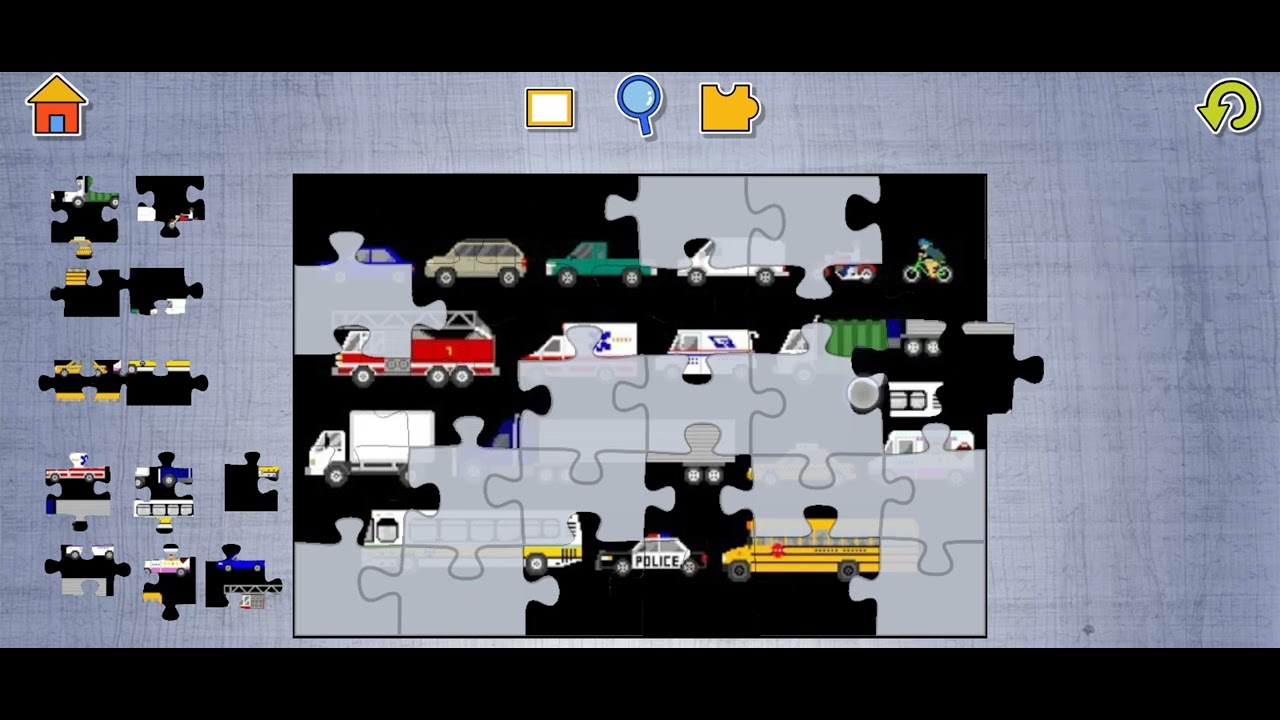 street vehicles jigsaw puzzle - cars & trucks - the kids' picture show ...