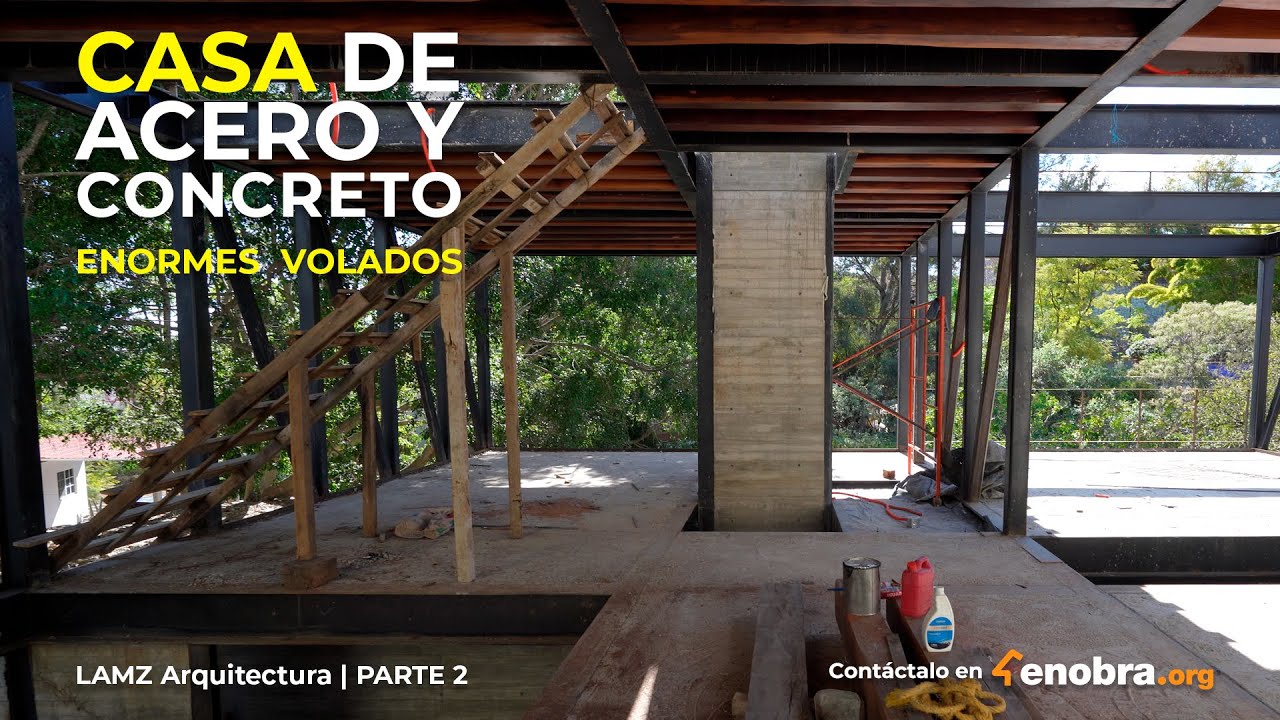 CASA DE ACERO Y CONCRETO | ENORMES VOLADOS | LAMZ Arquitectura | Obras ...