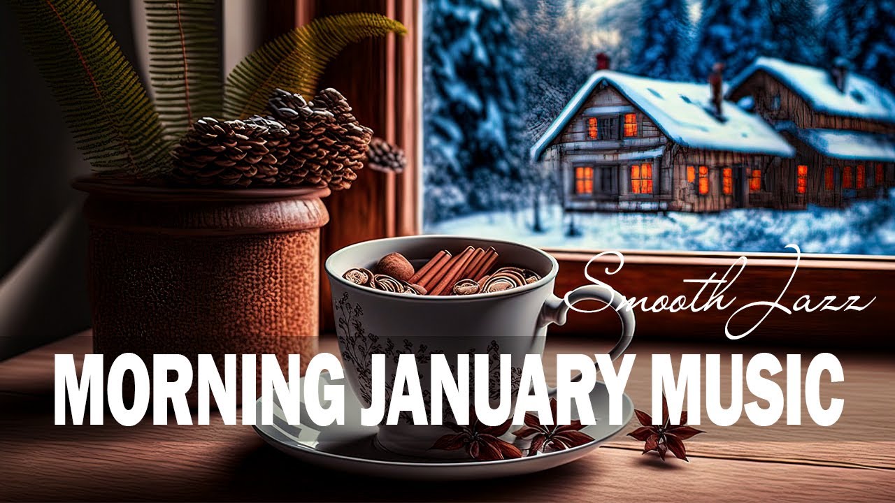 Morning January Jazz ☕ Relaxing Winter Coffee Jazz Music and Bossa Nova ...