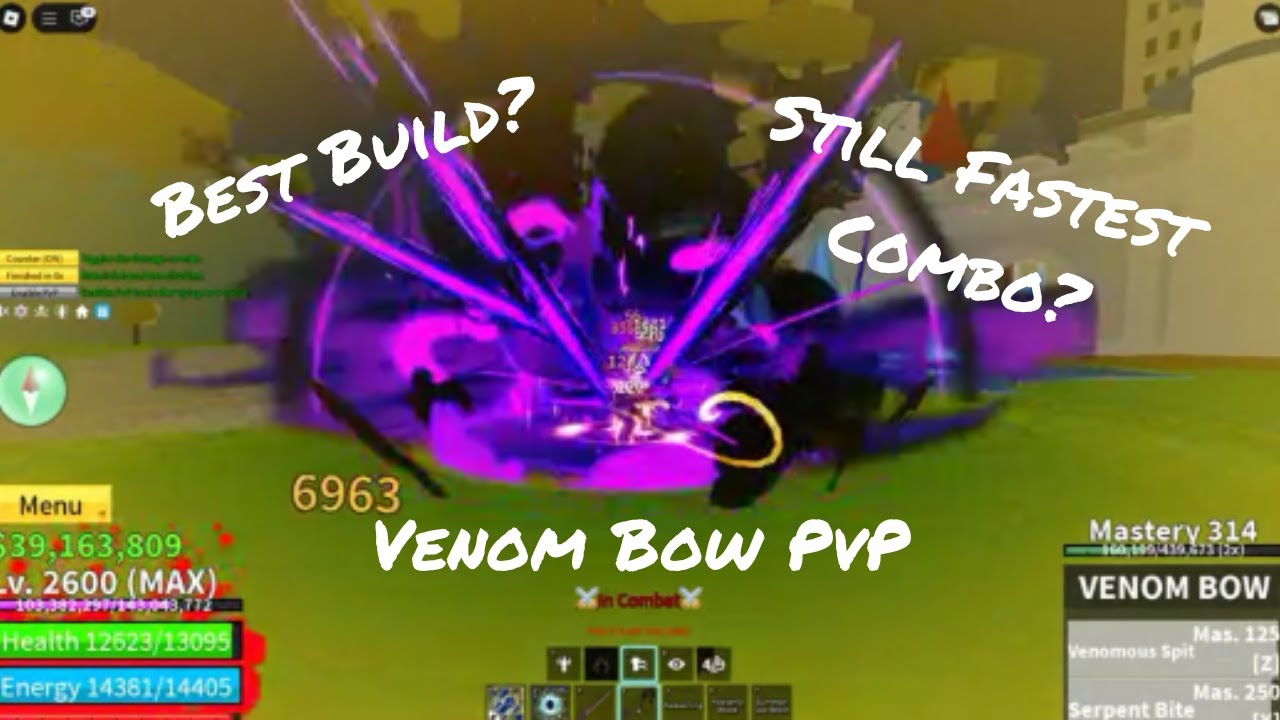 Using Fatest Venom Bow Combo With Angel V4 - YouTube