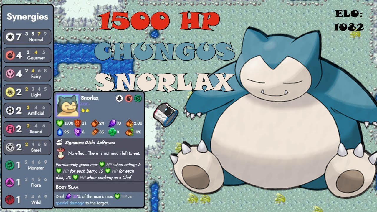SNORLAX Is A Big Boi With 1500 HP! Thanks To Dynamax Band - Pokemon ...