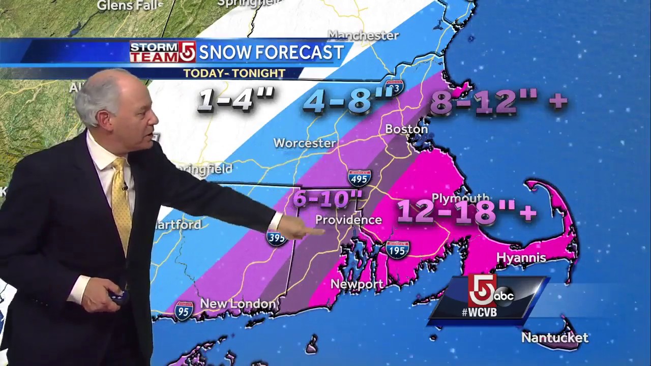 Video: Heaviest bands of snow continue throughout the night - YouTube