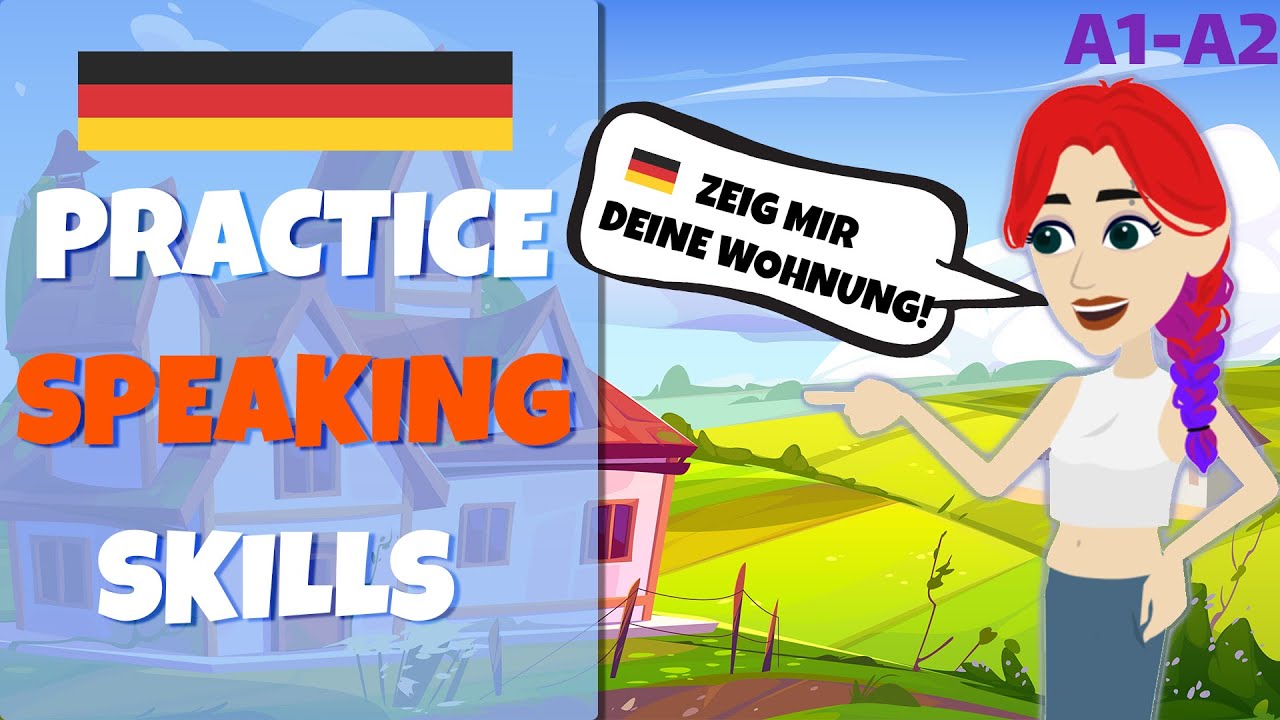 Deutsch lernen durch Hören und Dialoge | Wohnung und Möbel | A1-A2 ...