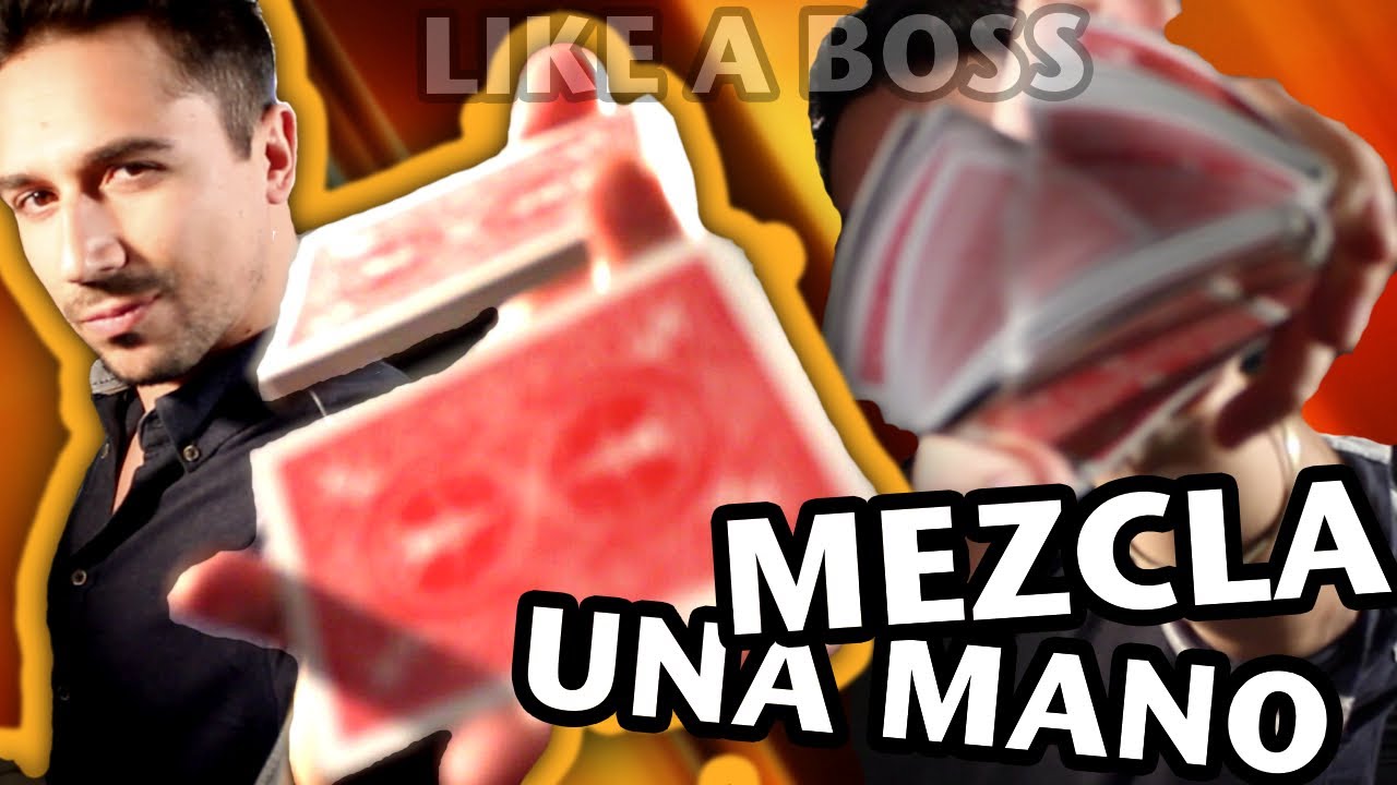 Cómo Mezclar la Baraja a Una Mano (Barajar las Cartas a una Mano ...