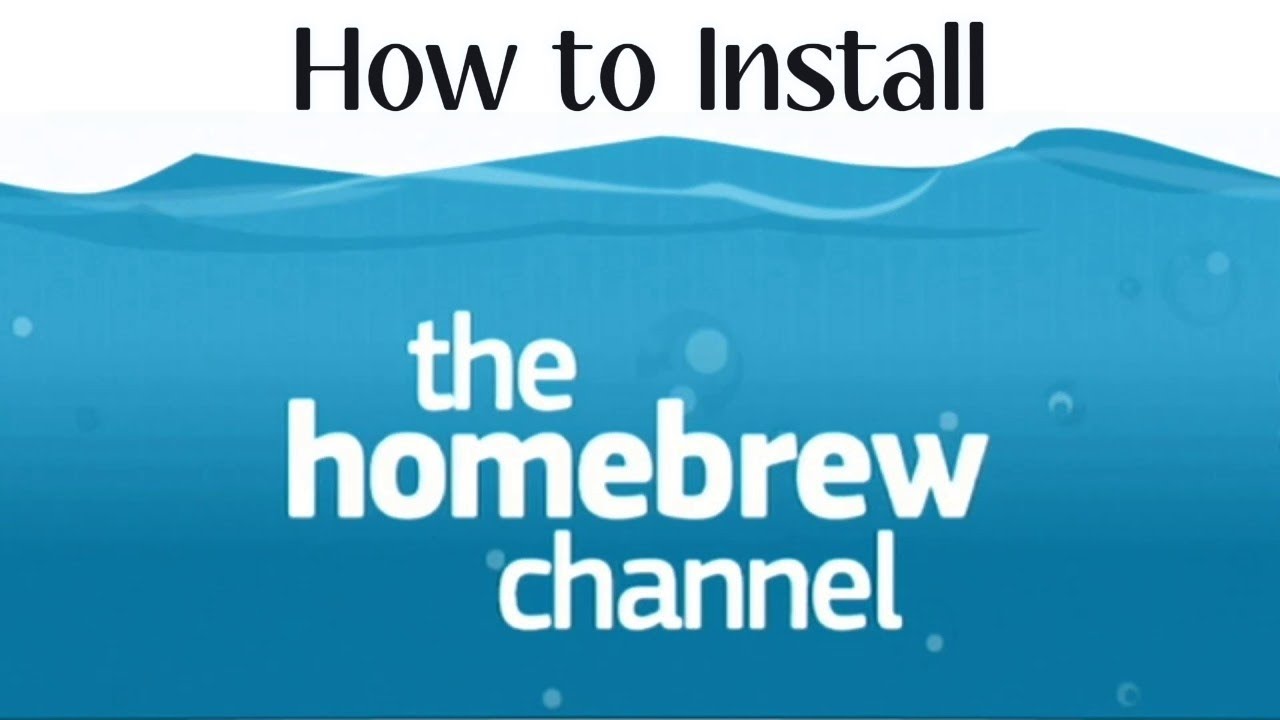 How to Install the Homebrew Channel - YouTube