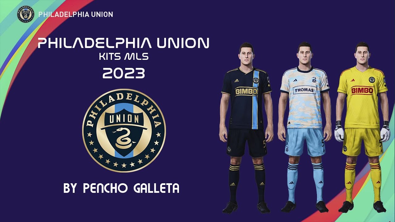 PHILADELPHIA UNION KITS 2023 / MLS / PES 2021 / PS4 - YouTube