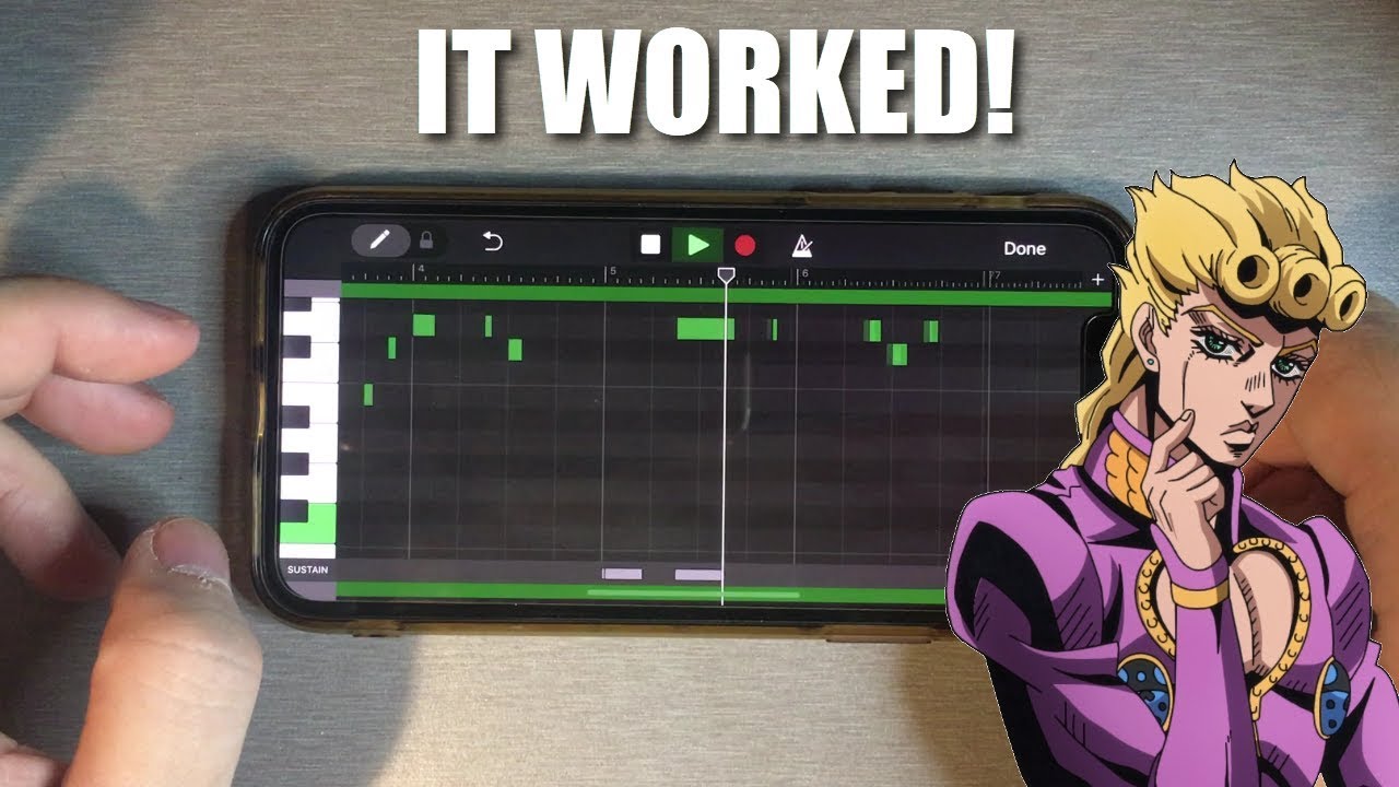 Attempting to make Giorno's Theme in UNDER 5 MINUTES! - YouTube