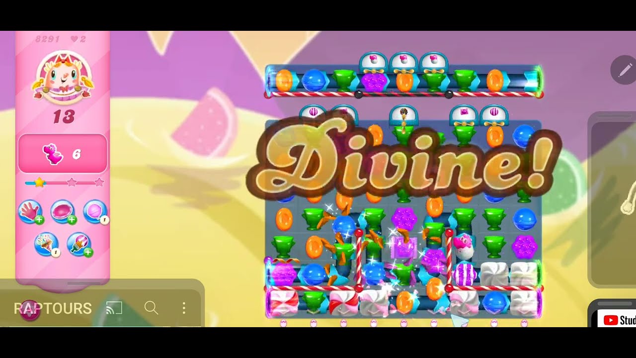 Candy Crush Saga CANDY CUP Level 8291 Candilicious! Passed on First Try ...