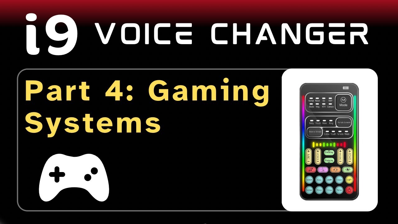 i9 Voice Changer Pt 4: Gaming System Integration PS5 PS4 XBOX - YouTube