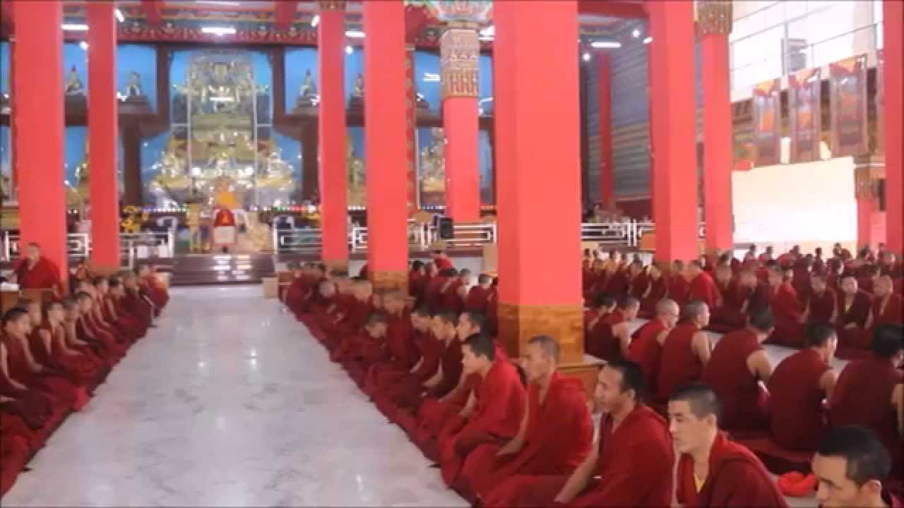 DREPUNG LOSELING MONASTERY IN MUNDGOD 2015 - YouTube