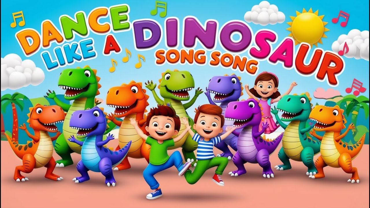 Dinosaur Dance EXPERT Shares Fun Moves for Kids! - YouTube