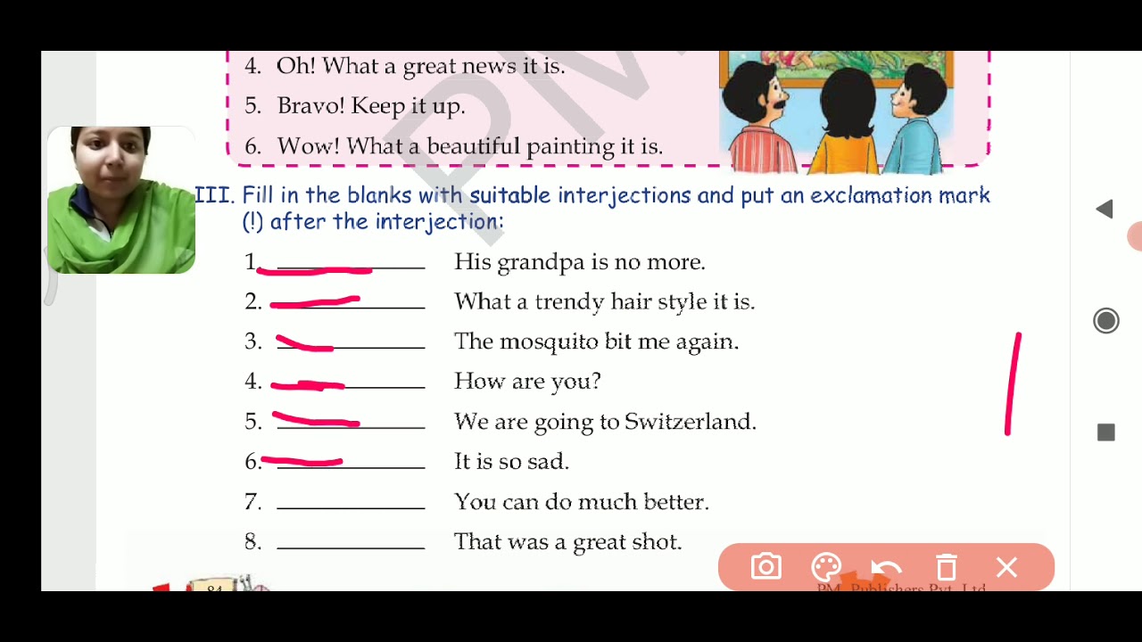 Class III- Interjections - YouTube