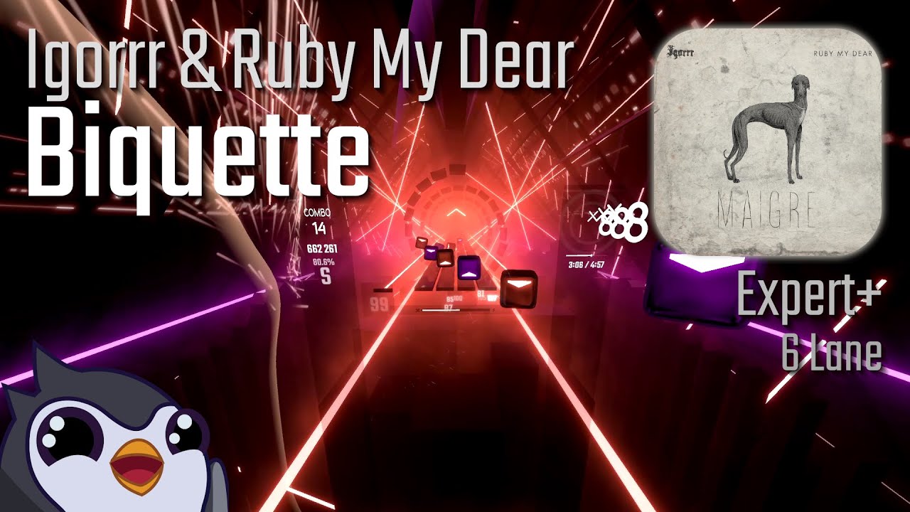 Beat Saber | Igorrr & Ruby My Dear - Biquette [Expert+ 6 Lane] | 75.74% ...