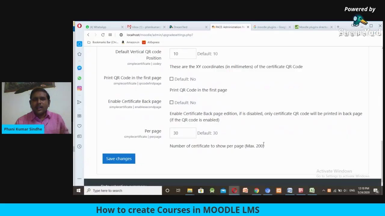 Moodle LMS Day-3(24-05-2020) One Week National Level FDP on ICT Tools ...