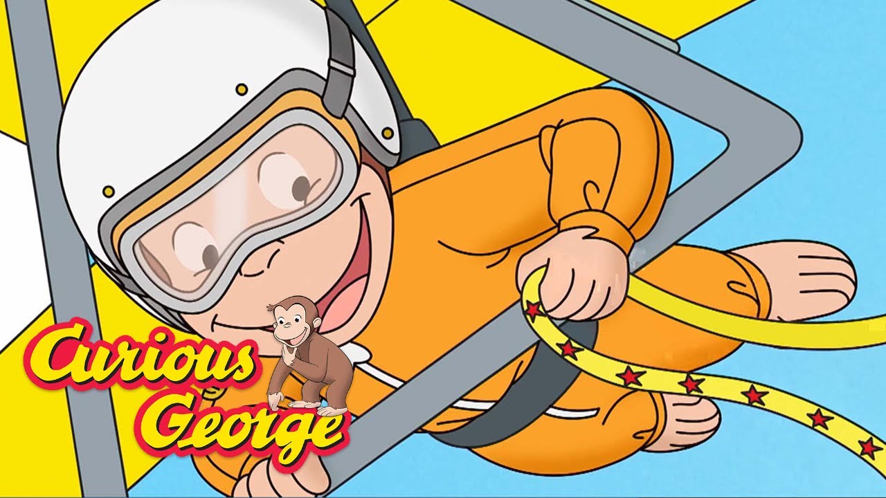 Curious George 🪂 Flying George 🪂 Kids Cartoon 🐵 Kids Movies 🐵 Videos ...