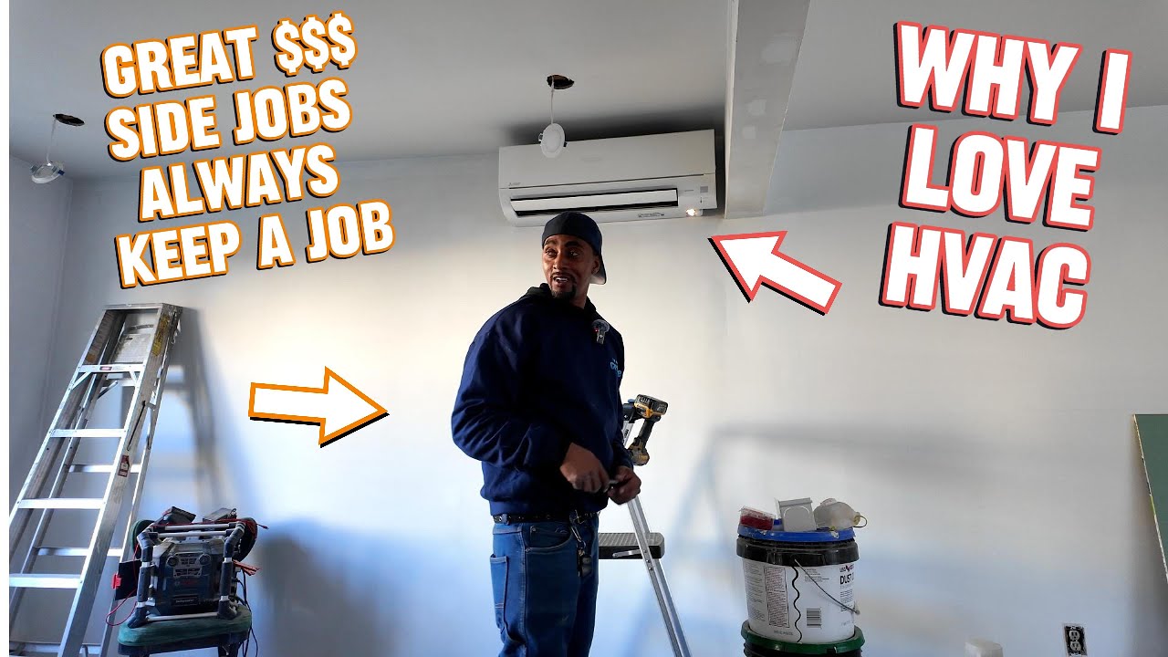 why I love my job / Hvac mechanic....side jobs $$$$ - YouTube