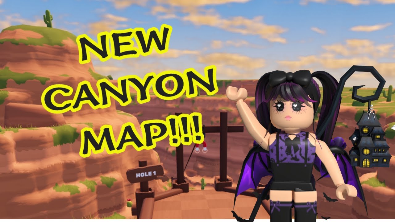 NEW CANYON MAP IN ROBLOX SUPER GOLF!!! *MY FIRST LOOK* - YouTube