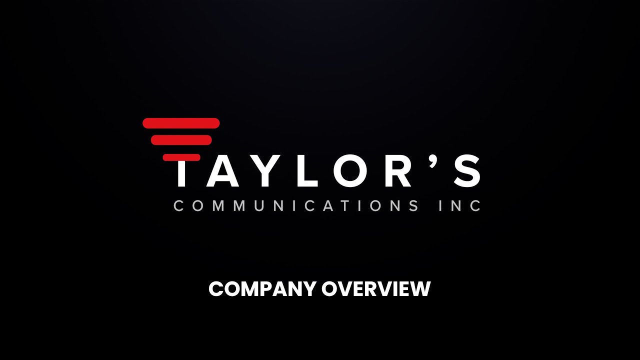 Taylor's Communications Inc - An Overview - YouTube