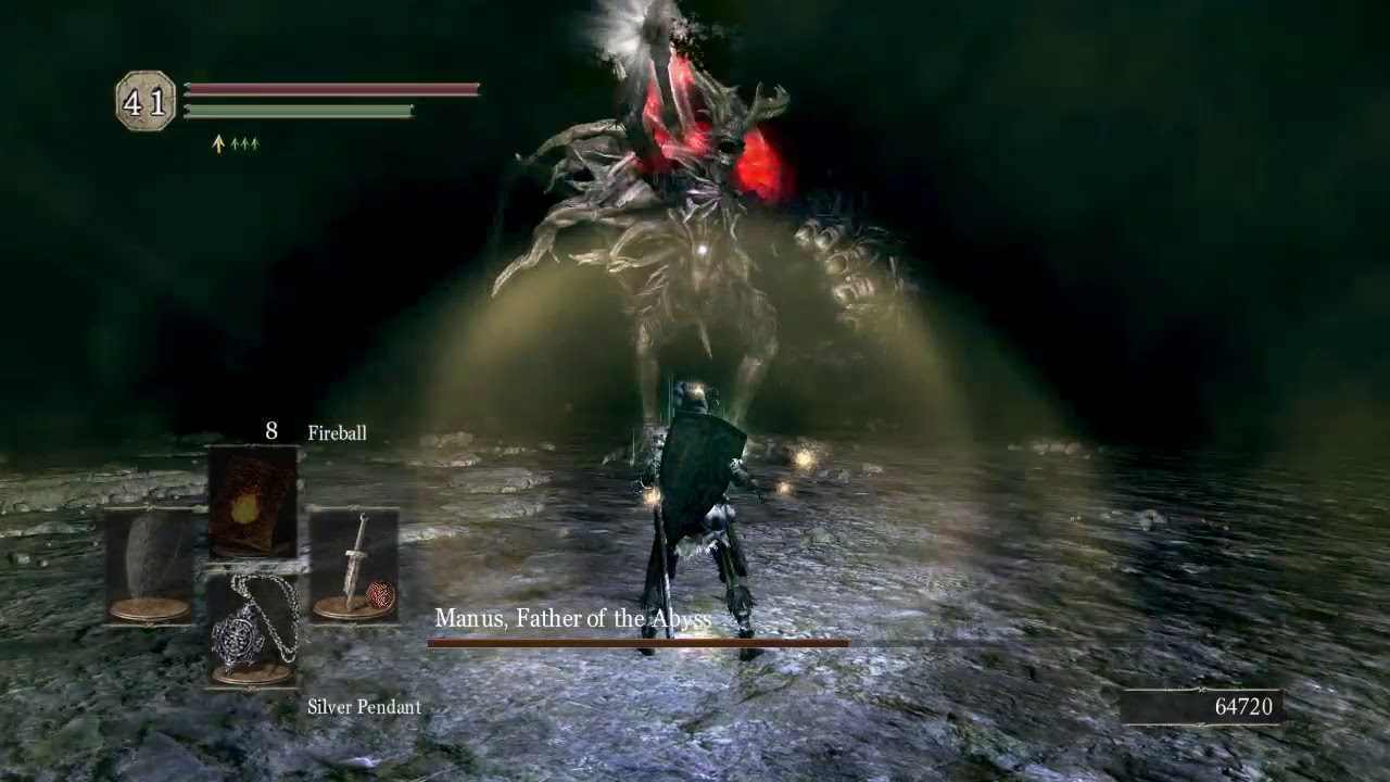 DS1 SL1 Broken Straightsword - 24 Manus, Father of the Abyss - YouTube